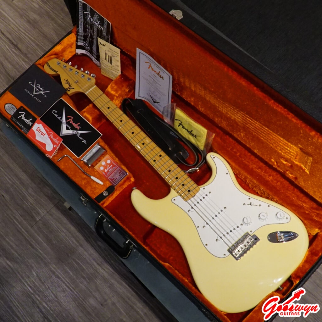 Fender Custom Shop 1969 Stratocaster Reverse Headstock – Vintage White ...
