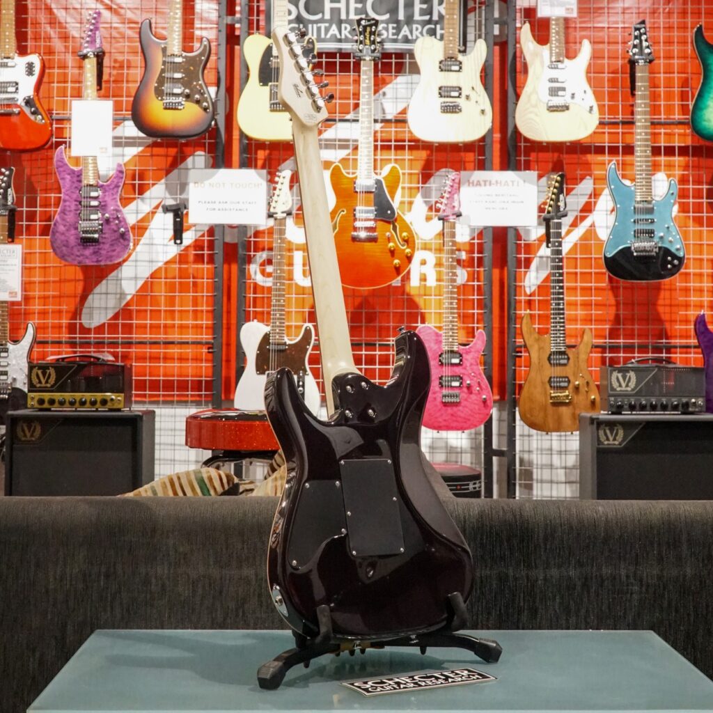 Schecter Japan NV3-24-AL – See Thru Black – Gooswyn Guitar