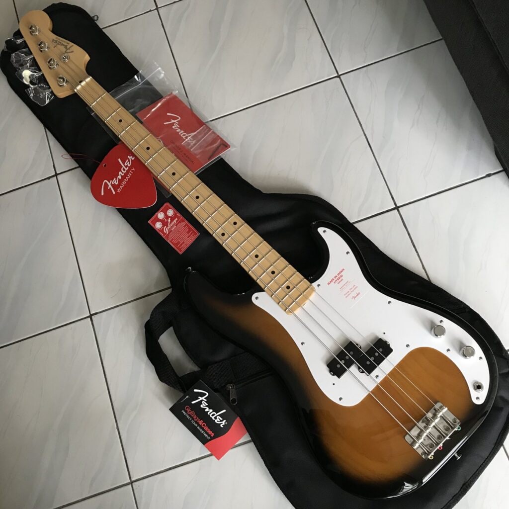** Stock Kosong !! ** Fender Japan Hybrid ’50s Precision Bass 2 Tone ...