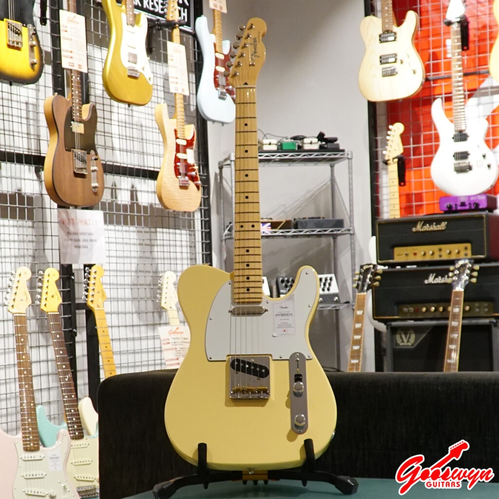 Fender Japan Hybrid II Telecaster – Vintage White – Maple – Gooswyn Guitar