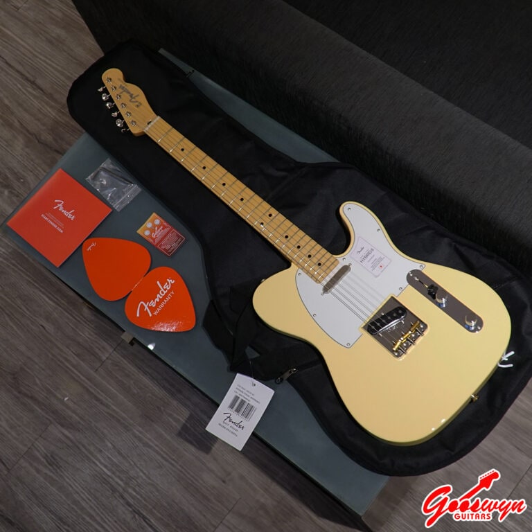 Fender Japan Hybrid II Telecaster – Vintage White – Maple – Gooswyn Guitar