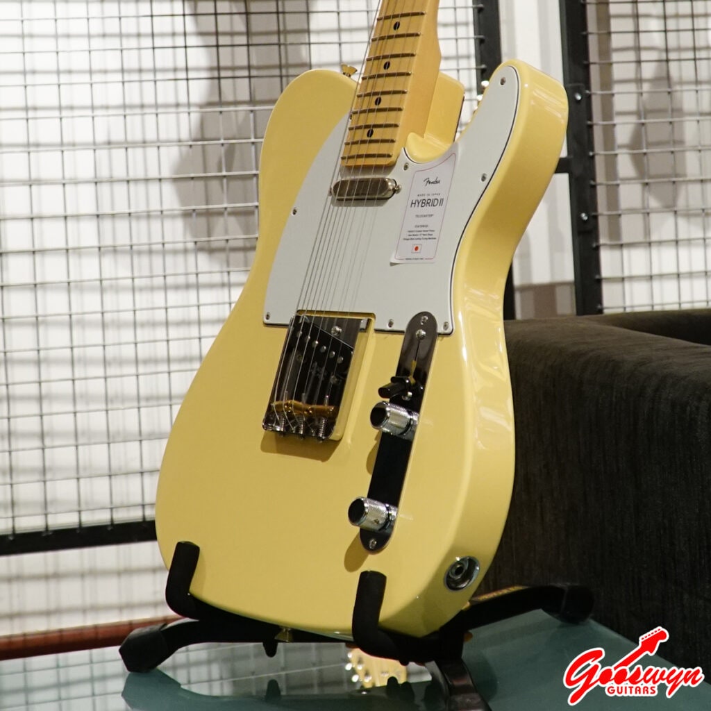 Fender Japan Hybrid II Telecaster – Vintage White – Maple – Gooswyn Guitar