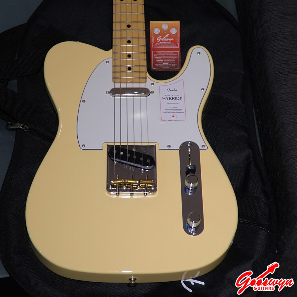 Fender Japan Hybrid II Telecaster – Vintage White – Maple – Gooswyn Guitar