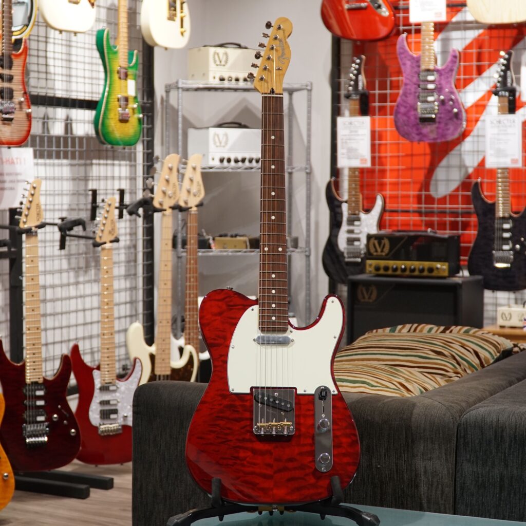Fender Japan Hybrid Quilt Fsr ’60s Telecaster – Trans Red – Gooswyn Guitar