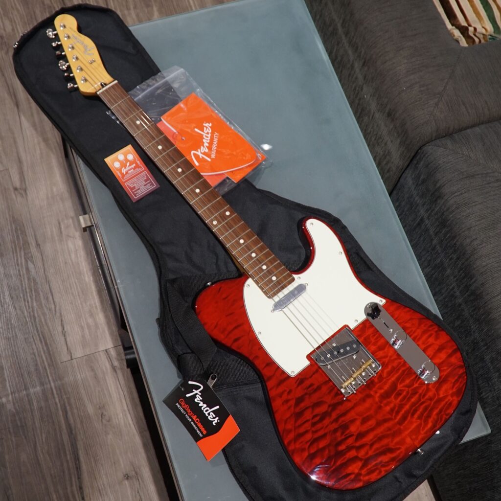 Fender Japan Hybrid Quilt Fsr ’60s Telecaster – Trans Red – Gooswyn Guitar
