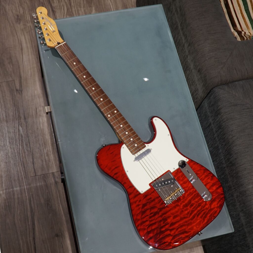 Fender Japan Hybrid Quilt Fsr ’60s Telecaster – Trans Red – Gooswyn Guitar