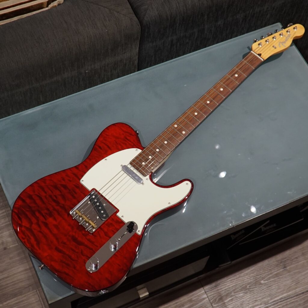 Fender Japan Hybrid Quilt Fsr ’60s Telecaster – Trans Red – Gooswyn Guitar