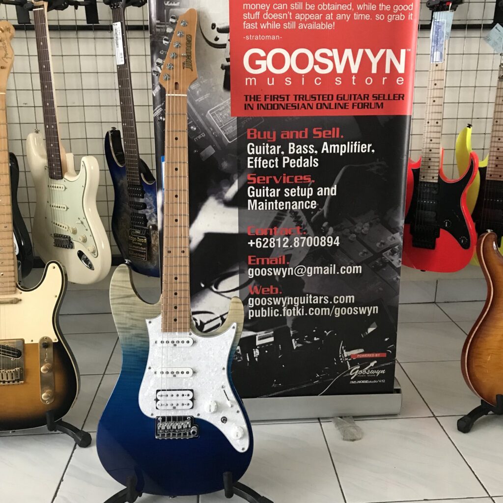 ** No Stock !! ** Ibanez Premium Az224f Big Blue Iceberg Gradation ...