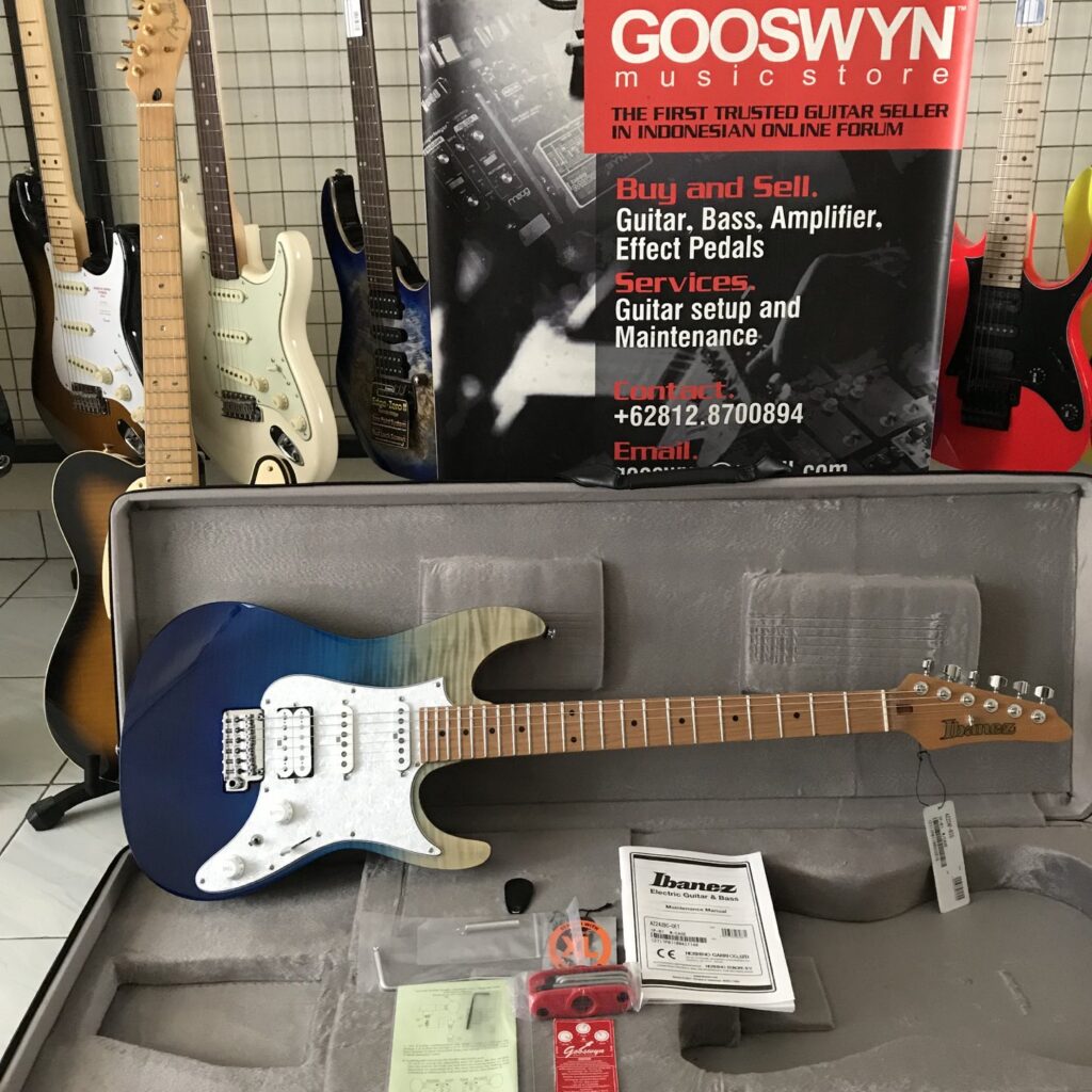 ** No Stock !! ** Ibanez Premium Az224f Big Blue Iceberg Gradation ...