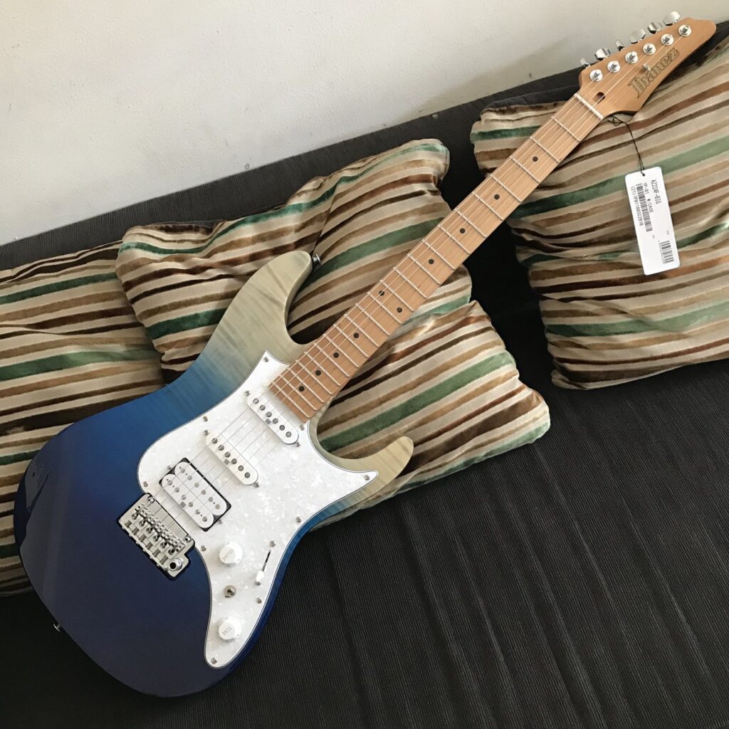 ** No Stock !! ** Ibanez Premium Az224f Big Blue Iceberg Gradation ...
