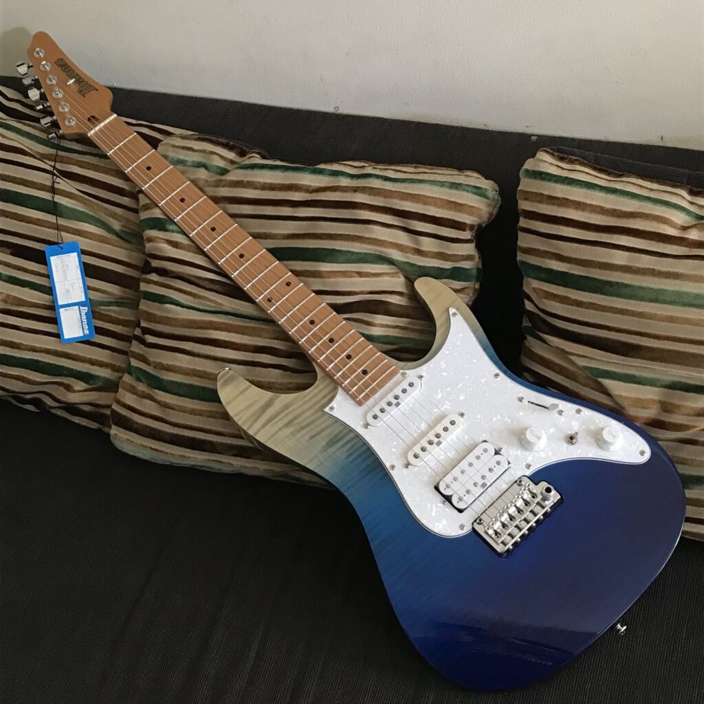 ** No Stock !! ** Ibanez Premium Az224f Big Blue Iceberg Gradation ...