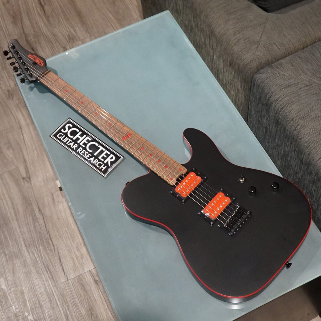 Schecter Japan PA-SM/SH – Mat Black – Gooswyn Guitar