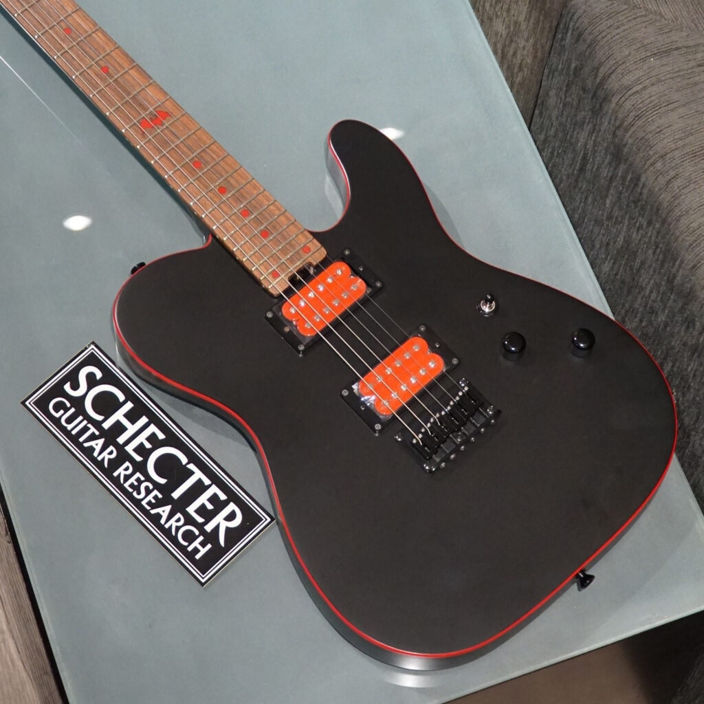 Schecter Japan PA-SM/SH – Mat Black – Gooswyn Guitar
