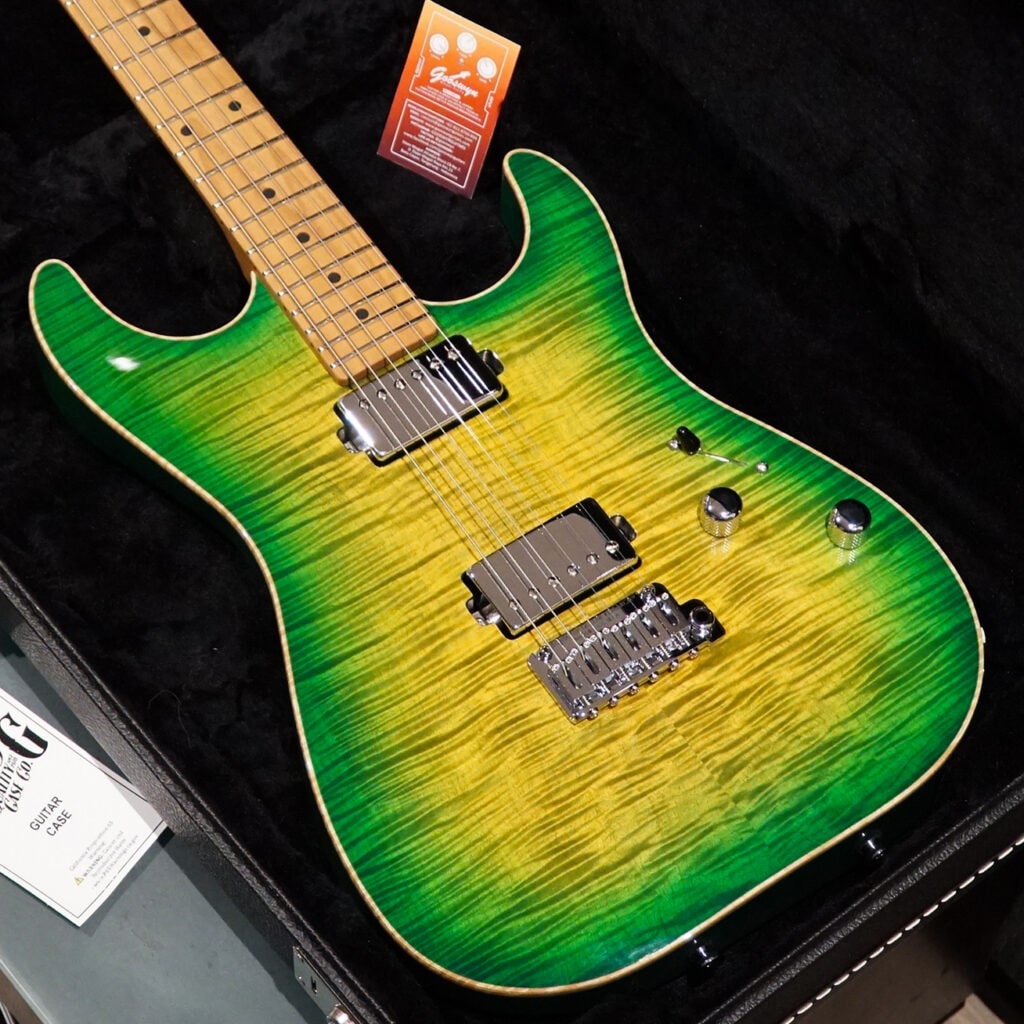 Schecter Usa Custom Shop Sunset Custom Ii – Iguana Burst Flame Maple ...