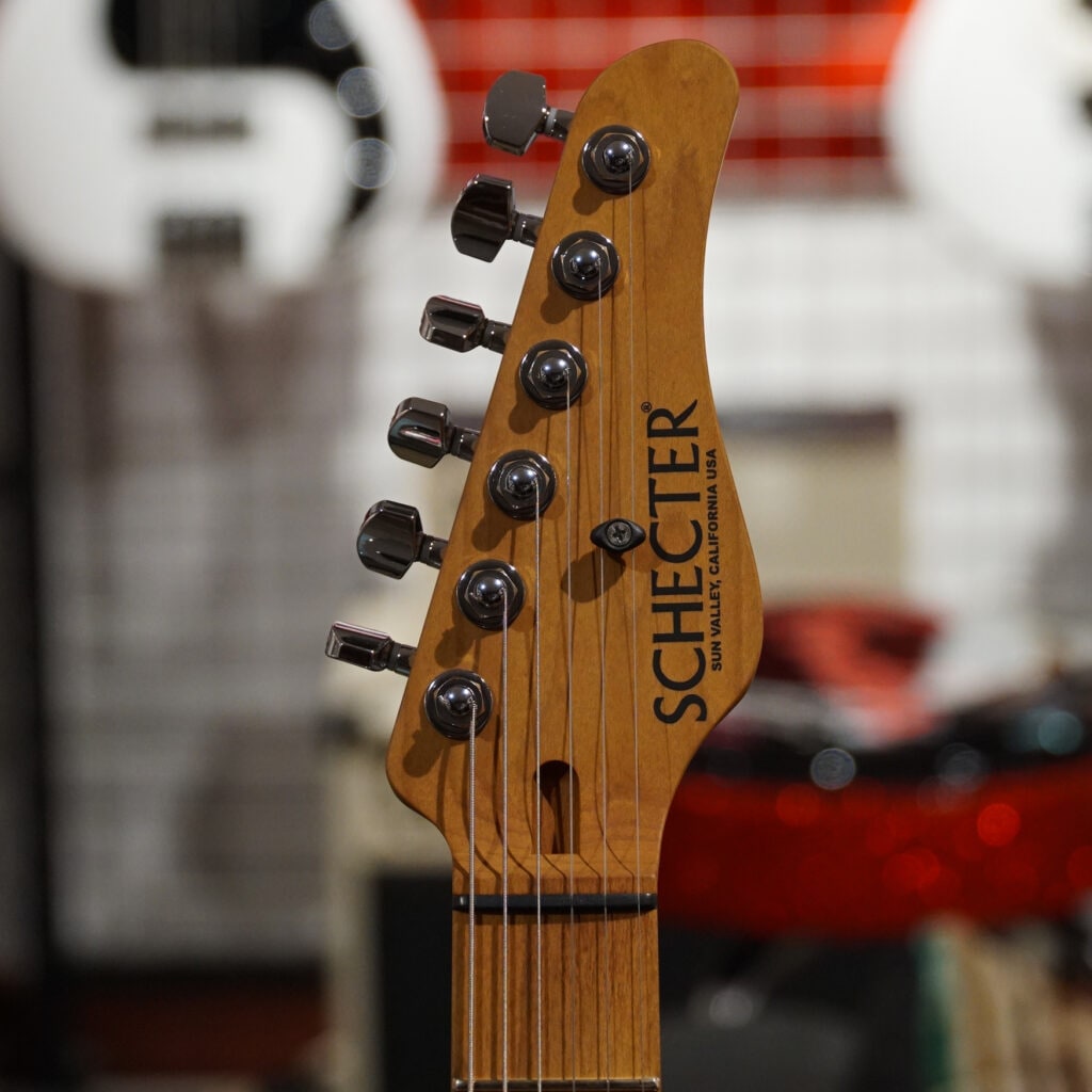 Schecter Usa Custom Shop Sunset Custom Ii – Iguana Burst Flame Maple ...