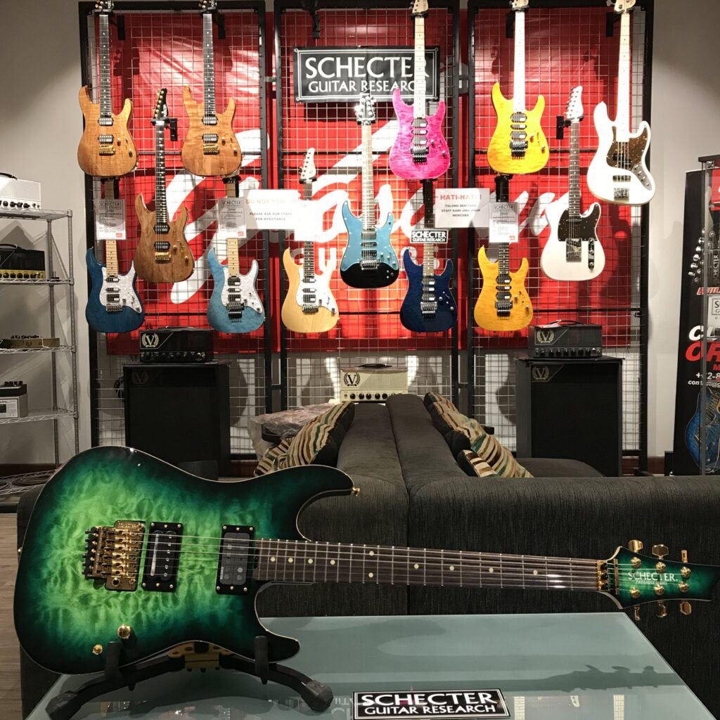 Schecter Japan Pa-lv/sx – Emerald Green – Gooswyn Guitar