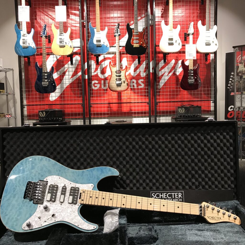 Schecter Japan Sd2-24-al – Aqua Blue – Gooswyn Guitar