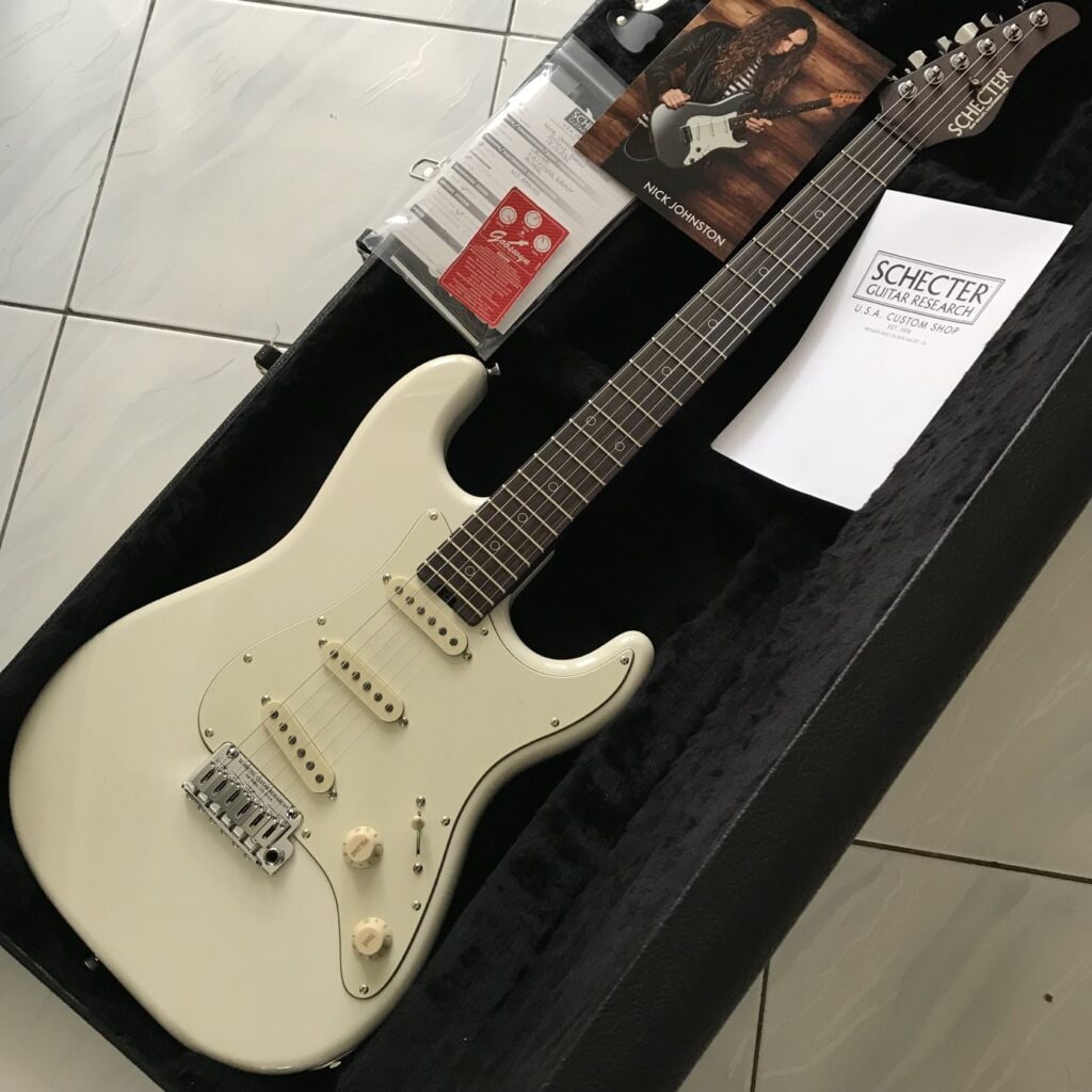 Schecter Usa Custom Shop Nick Johnston Signature – Atomic Snow 2018 ...