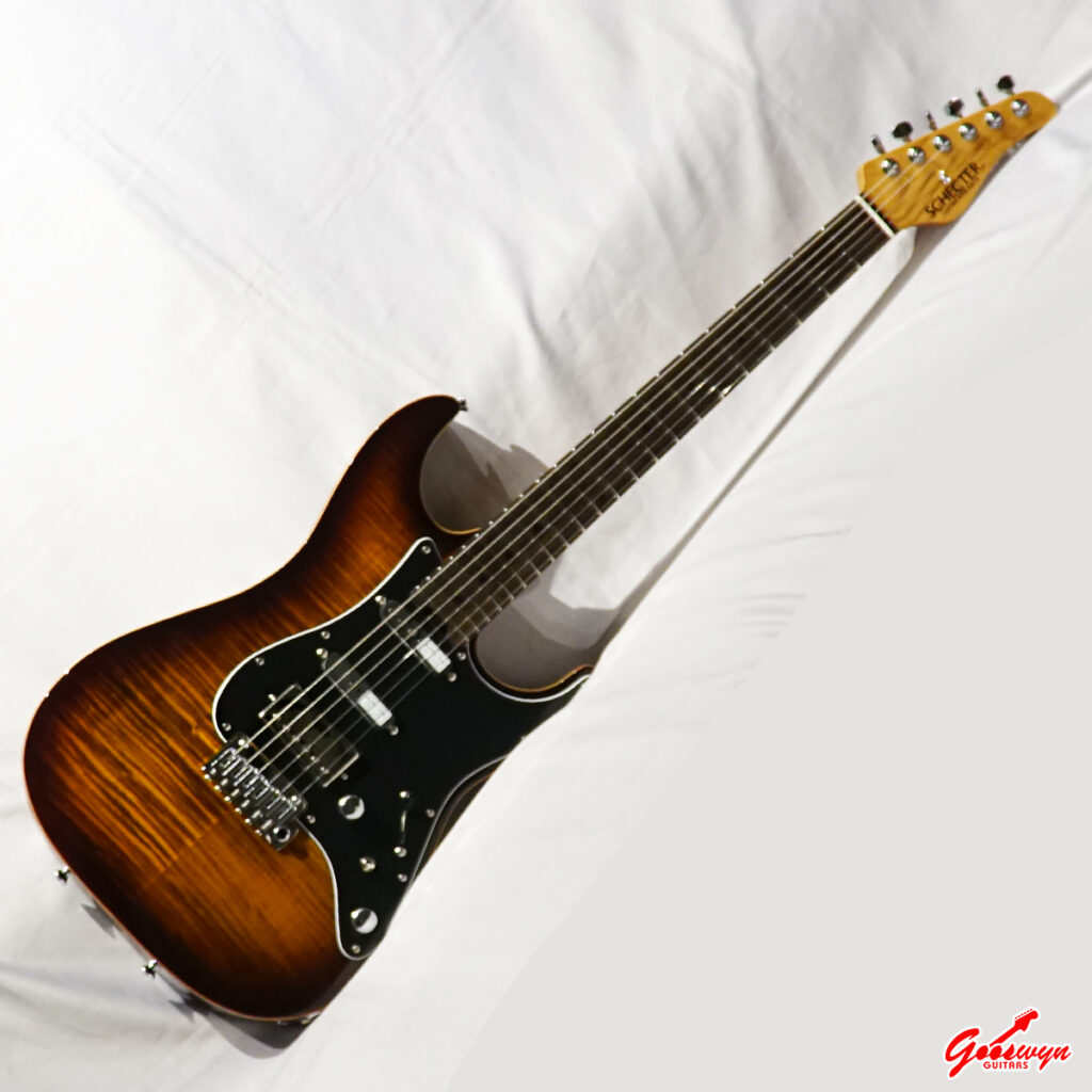 Schecter Japan SD4-22-AL-VTR-FM/GI/UBB/RM Brown – Gooswyn Guitar