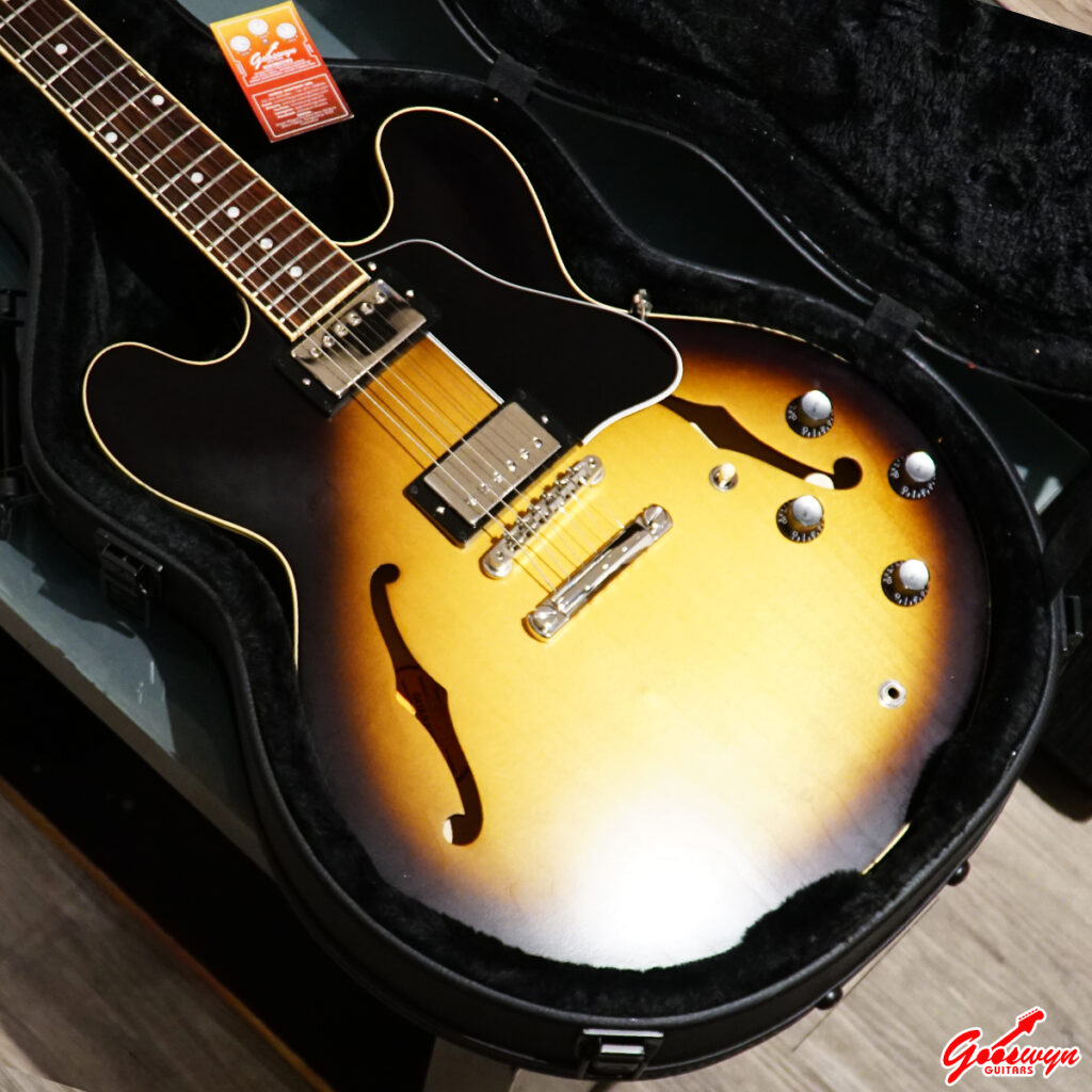 Gibson ES-335 Satin – Vintage Burst 2021 – Gooswyn Guitar
