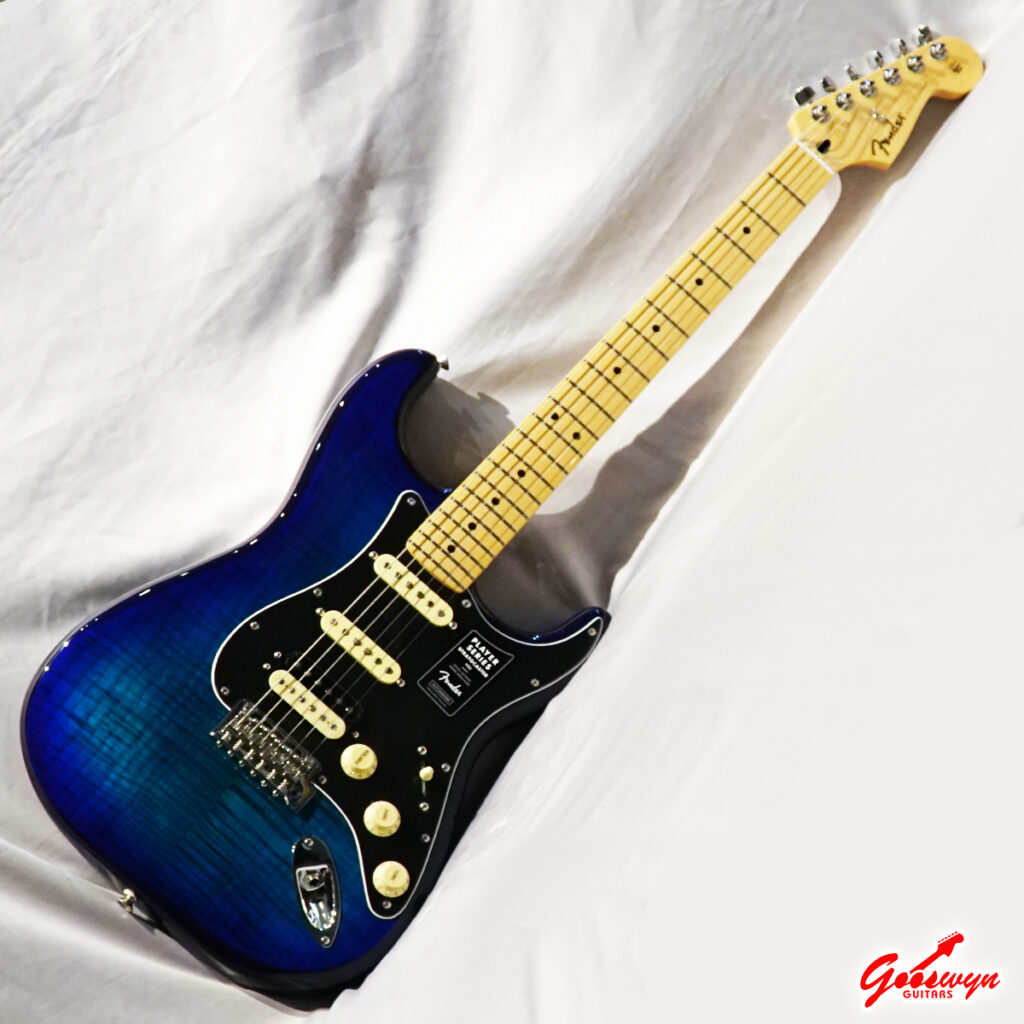 Fender Player Stratocaster HSS Plus Top Blue Burst – Gooswyn Guitar