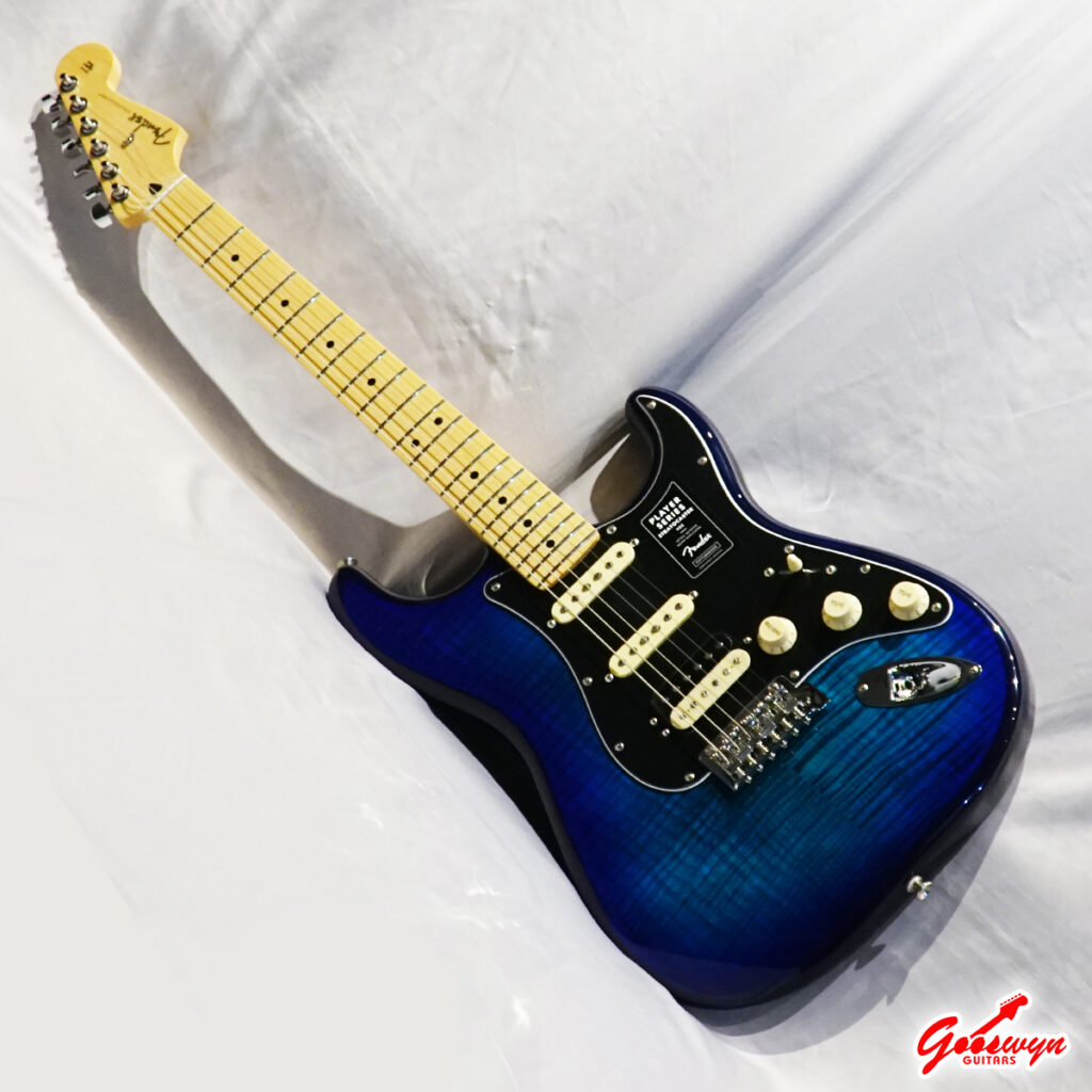 Fender Player Stratocaster HSS Plus Top Blue Burst – Gooswyn Guitar