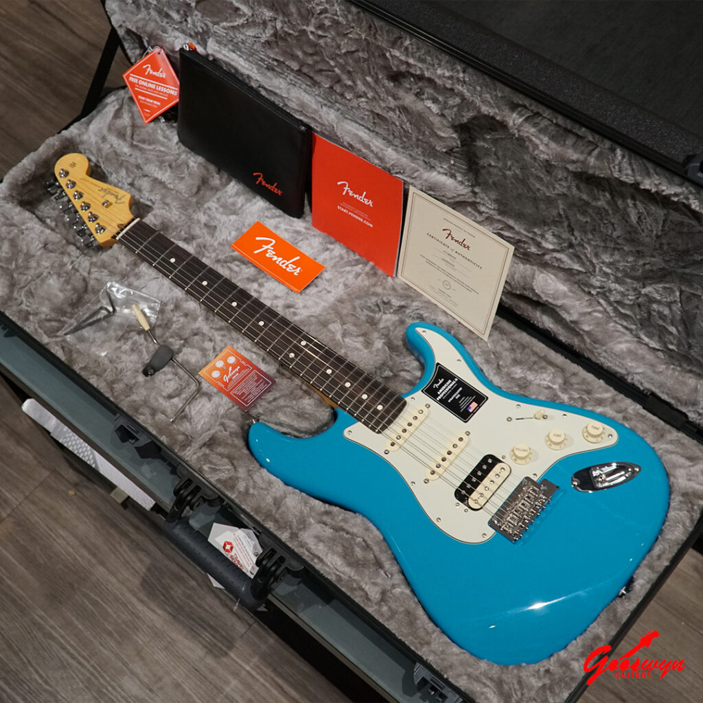 Fender American Professional II Stratocaster HSS Blue – Gooswyn Guitar
