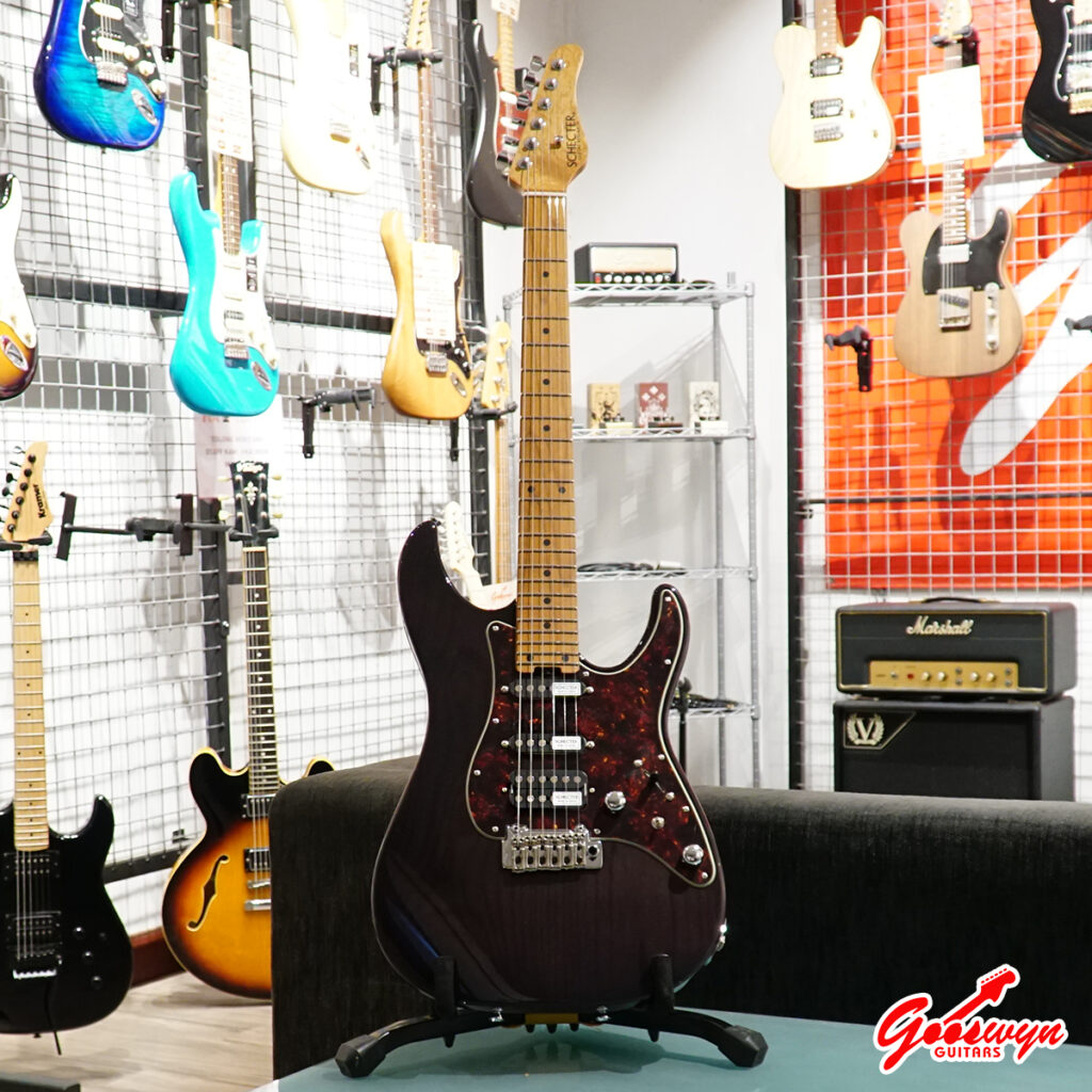 Schecter Japan BH1-STD-24-RM Black Roasted Maple – Gooswyn Guitar