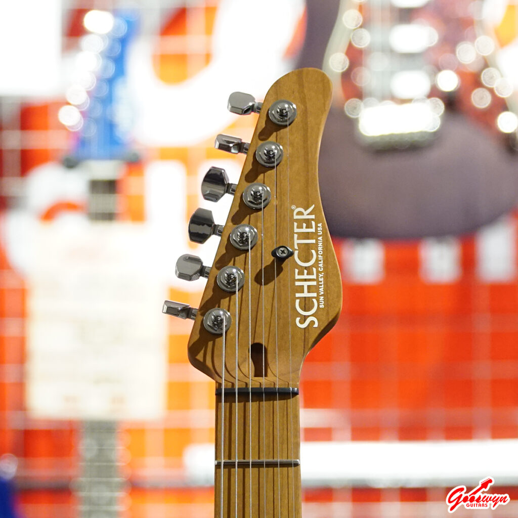 Schecter Custom Shop Sunset Custom II HH Ace Burst – Gooswyn Guitar