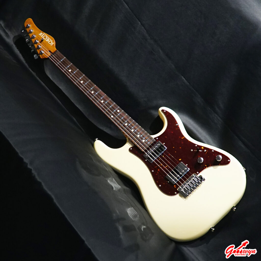 Schecter Custom Shop Traditional HH Vintage White – Gooswyn Guitar