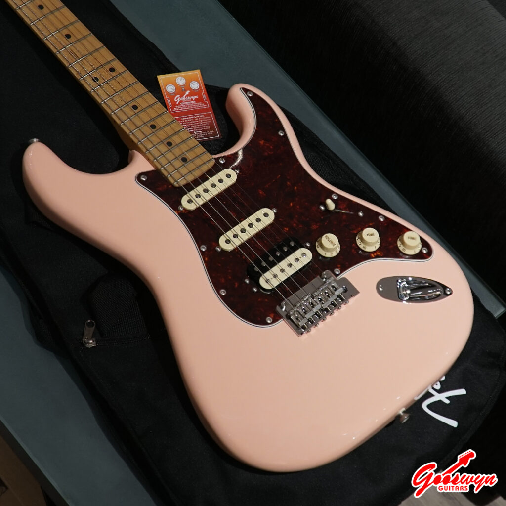 Fender Player Stratocaster HSS Roasted Maple Pink – Gooswyn Guitar