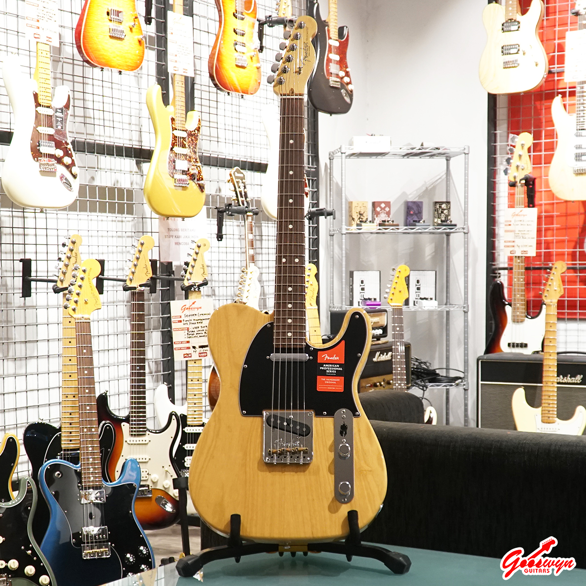 Fender American Professional Telecaster Natural 2017 – Gooswyn Guitar