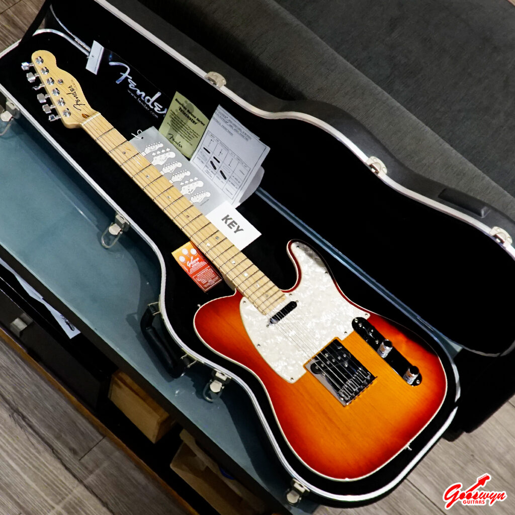 Fender American Deluxe Telecaster Aged Cherry Burst 2009 – Gooswyn Guitar