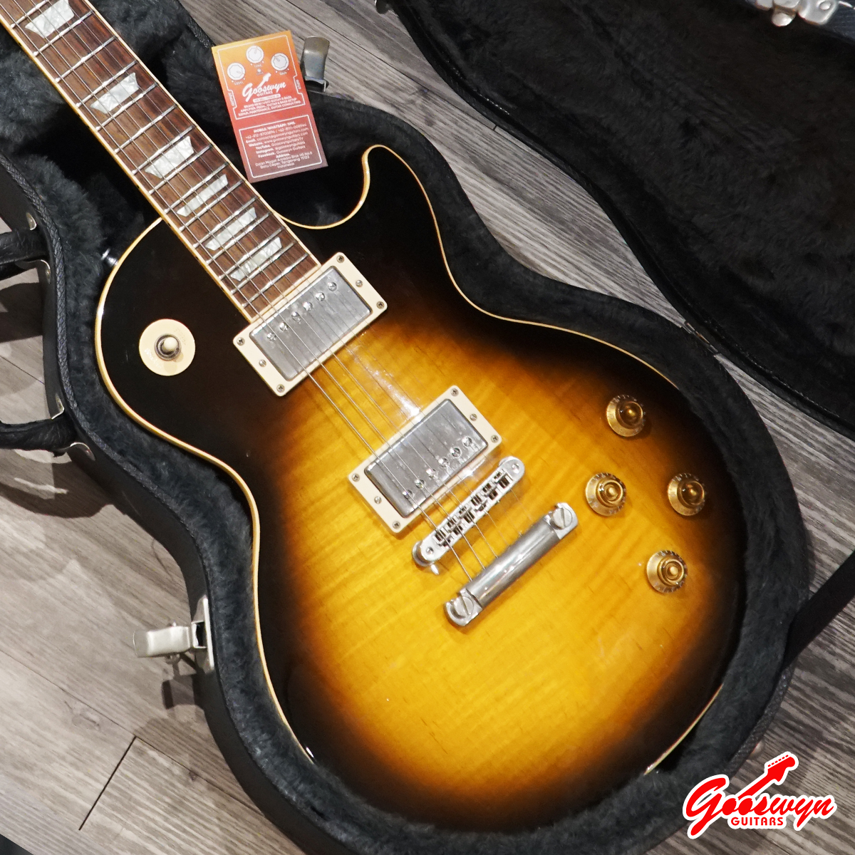 Gibson Les Paul Standard Plus 60s Vintage Sunburst 2004 – Gooswyn Guitar