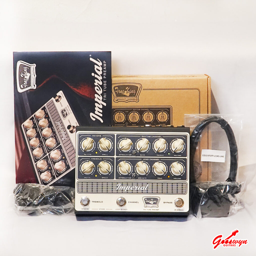 Tone King Imperial Tri-Tube Preamp Pedal – Gooswyn Guitar