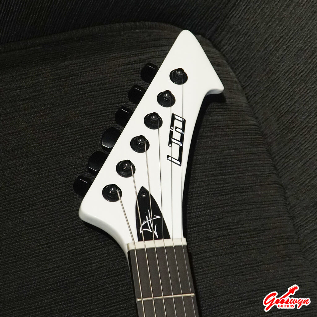 ESP LTD James Hetfield Signature Snakebyte Snow White – Gooswyn Guitar