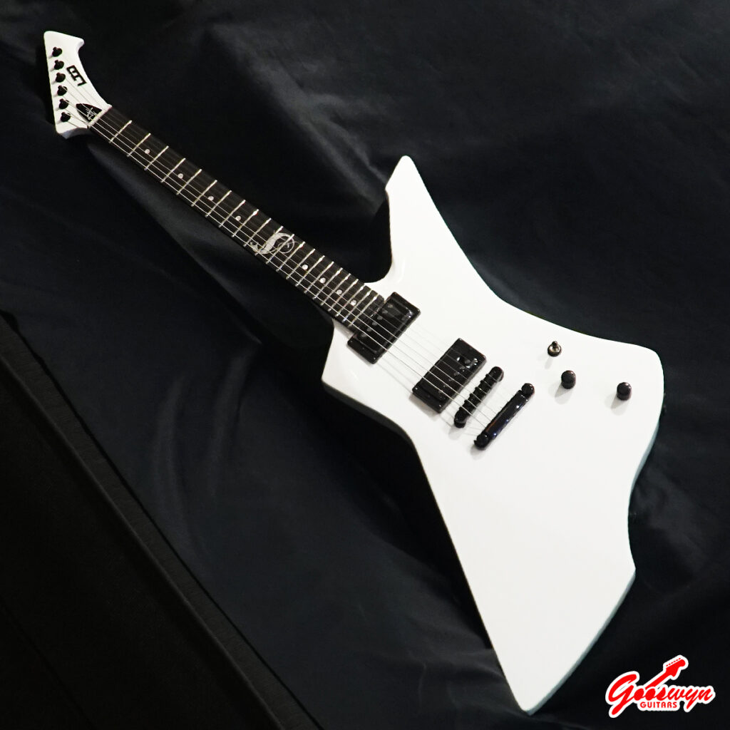 ESP LTD James Hetfield Signature Snakebyte Snow White – Gooswyn Guitar
