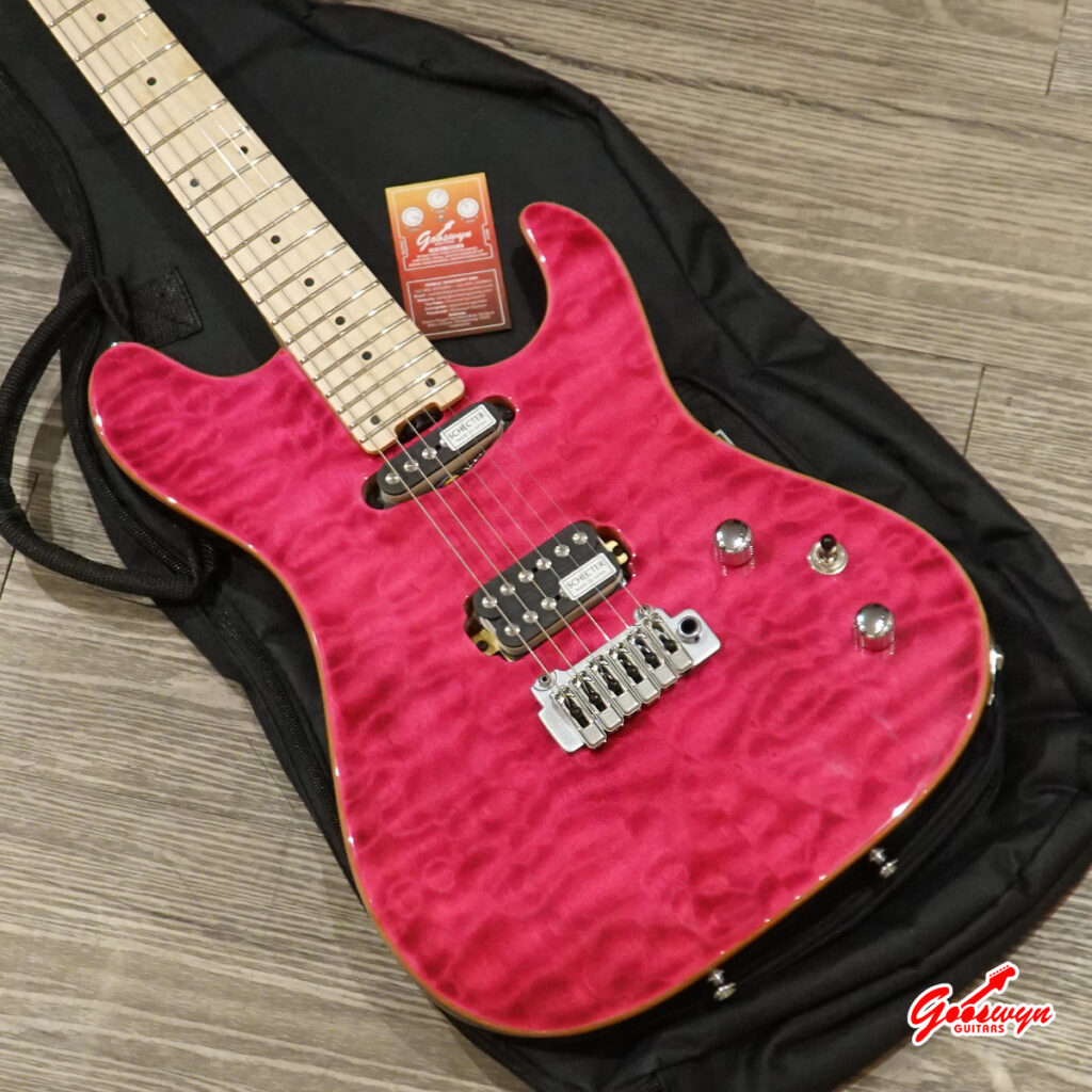 Schecter Japan MZ-1 See Thru Pink – Gooswyn Guitar
